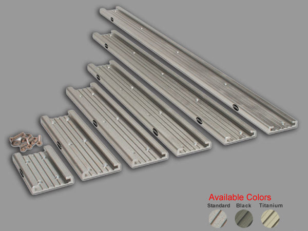 MT-12 / 12" Aluminum Mounting Track - Boat and Tackle